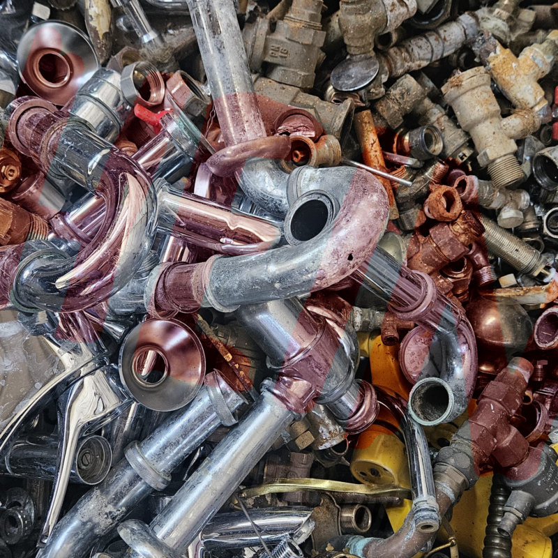 Messing ist eine Metall Legierung aus Kupfer und Zink